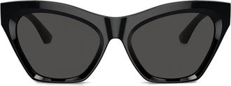 Burberry Sunglasses Sonnenbrille mit Logo-Schild - Schwarz