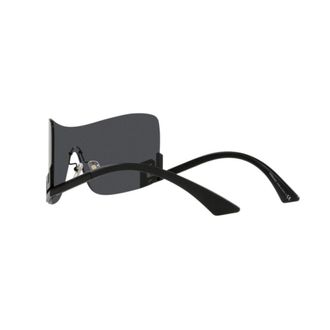 Versace schwarze Acetat-Sonnenbrille