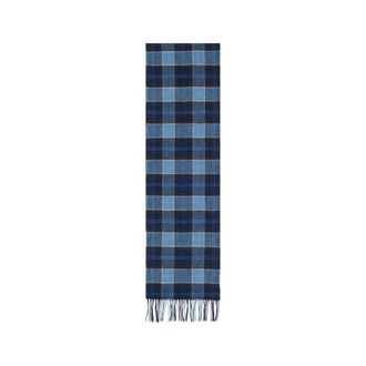 Barbour Karierter Wollschal f&uuml;r Handw&auml;sche - - Accessories - Herren - Blau - ONE SIZE