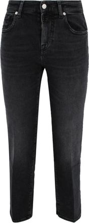 7 For All Mankind Femme, Jeans, Noir, Taille: W25 Jean Jambe Droite Noir