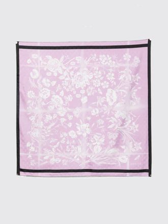 Gucci Quadratischer 90x90 Seidentwill-Schal mit Blumendruck