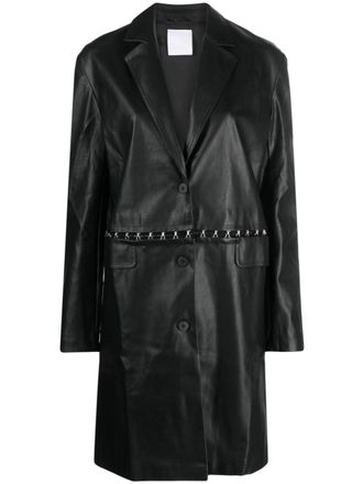Paris Georgia Jacke aus Kunstleder - Schwarz