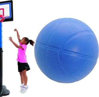 Generico Leiser Basketball - Mudo Basketball, ruhiger Schaumstoffball | Indoor-Training, ohne Beschichtung, High Dicta, ruhige aufblasbare Bälle