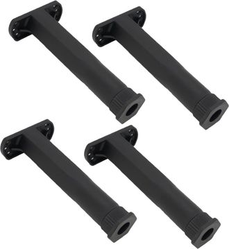 Soimiss 4 Stück Einstellbare Möbelbeine Kunststoff Möbelstützfüße für Bettgestelle Schränke Holzmöbel Langlebig und Einfach zu Montieren