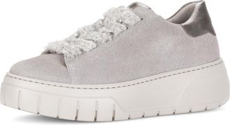 Gabor Damen Low-Top Sneaker, Frauen Sneaker,daempfung,Best-Fitting,gesund,elastisch,gepolstert,polsterung,feminin,pink,dust/Iron,37.5 EU / 4.5 UK
