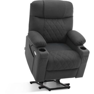 MCombo M Mcombo Fernsehsessel mit Aufstehhilfe Elektrisch, Relaxsessel mit Liegefunktion, R&uuml;ckenlehne & Fu&szlig;st&uuml;tze Getrennt Verstellbar, Seniorensessel f&uuml;r