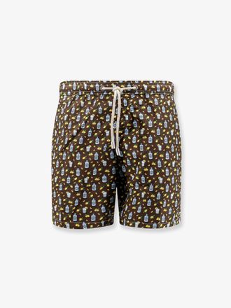 MC2 Saint Barth Nylon swim shorts with all-over micro pattern - MC2 SAINT BARTH - gender_Man
