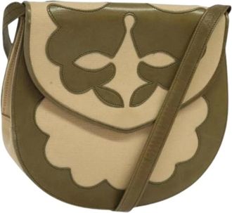 Saint Laurent Pre-owned Toile sacs-ports-paule - Femme - Pre-owned - Vert - Taille: ONE Size