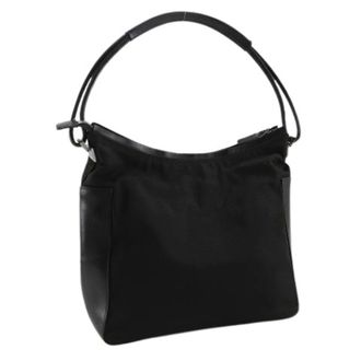 Gucci Sac bandouli&egrave;re en nylon Pre-owned - Femme - Pre-owned - Noir - Taille: ONE Size
