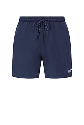 BOSS Hommes Starfish Short de Bain en Tissu à séchage Rapide avec Logo Contrastant et Passepoil