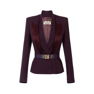 Elisabetta Franchi Giacca Gi17656E2 - - Jackets - Damen - Rot - M