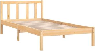 vidaXL Massivholzbett Kiefer 90x190 cm Vidaxl