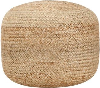 vidaXL Pouf fait &agrave; la main 45 x 30 cm Jute