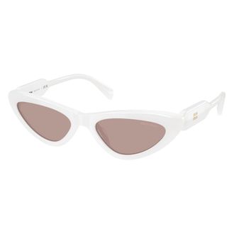 Miu Miu MU B11Su Sonnenbrille - - Accessories - Damen - Wei&szlig; - 55 MM