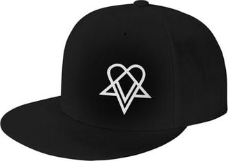 Generic Pare-Soleil Casquette Heartagram R&eacute;glable Sun Protection Casquettes Unisexe Golf Hats pour Homme Hip Hop Ext&eacute;rieur