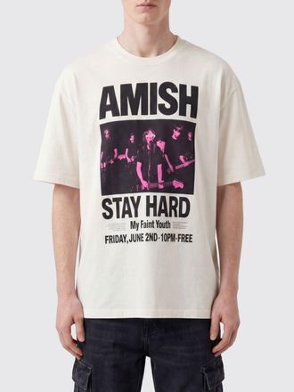Amish T-Shirt Homme couleur Blanc