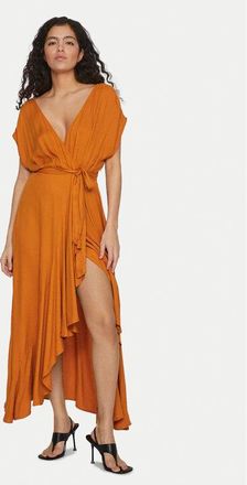 Vila Kleid für den Alltag Henrisse 14096205 Orange Regular Fit