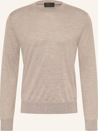 Brioni Pullover Mit Cashmere Und Seide beige