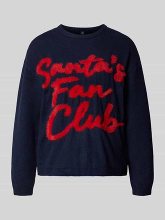 Only Pullover mit Santa Schriftzug