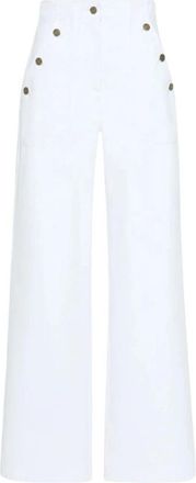Max Mara Wide Jeans - - Jeans - Damen - Wei&szlig; - M