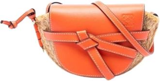 Loewe Pre-owned The Gate Sac bandouli&egrave;re - Femme - Pre-owned - Orange - Taille: ONE Size