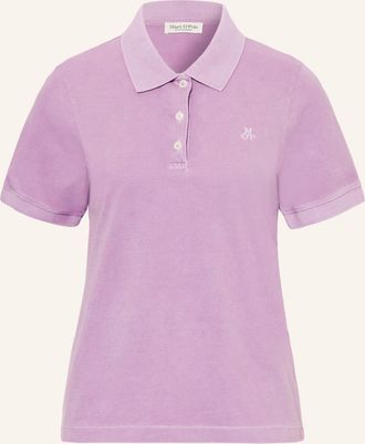 Marc O'Polo Marc Opolo Strick-Poloshirt lila