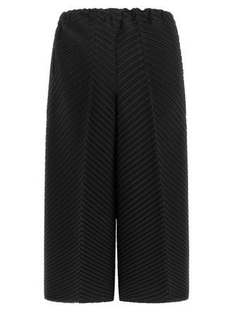 Issey Miyake Tubular Pleats Trousers - Black