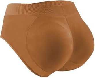 Generic Sous-v&ecirc;tement pour femme - Couleur unie - Amovible - P&ecirc;che - Sous-v&ecirc;tements pour homme, caf&eacute;, XXL