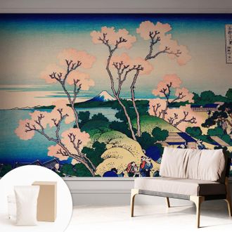 Tulup Carta Da Parati Non Tessuto - Di Alta Qualit&agrave; Per Il Soggiorno La Cucina - Tendenze Moderne - Vlies Ecologico Ciliegi In Fiore 312x219 Cm