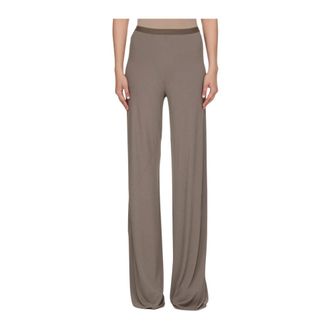 Rick Owens Femme, Pantalons, Brun, Taille: 36 FR Straight Pantalons