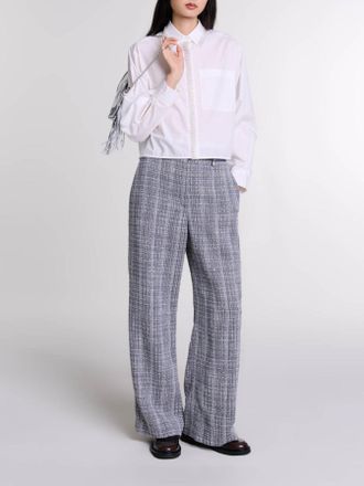 Maje Tweed-hose - Grau - Gr&ouml;&szlig;e 32 - Maje