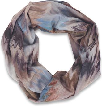 styleBREAKER Schal Loop Schal mit Aquarell Wellenmuster