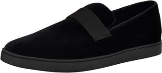 Calvin Klein Homme Fayze Semelle de Mocassin, Black Velvet 001, 44 EU