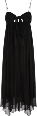 Twinset Femme, Robes, Noir, Taille: 40 FR Long Dress
