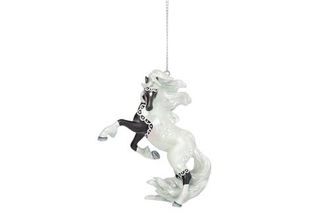 Enesco Hängeornament: Trail of Painted Ponies Weihnachtsdekoration, Chantilly, Spitze, 8,1 cm, Mehrfarbig
