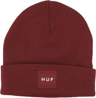 HUF Gerippte Beanie Set Box Beere - - Accessories - Herren - Braun - ONE SIZE