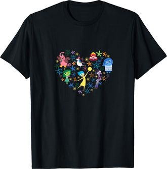 Pixar Disney and Pixars Inside Out Emotions Heart T-Shirt