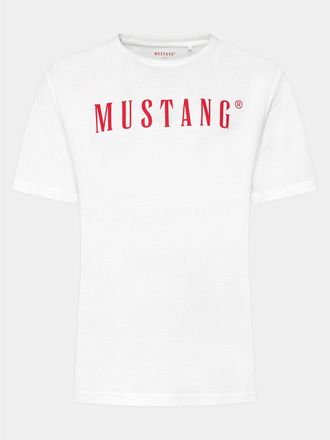 Mustang Jeans Mustang T-Shirt Austin 1014695 Weiß Regular Fit