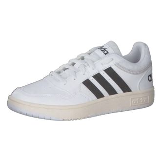 adidas Herren Hoops 3.0 Low Classic Vintage Shoes, Cloud White / Core Black / Chalk White, 45 1/3 EU