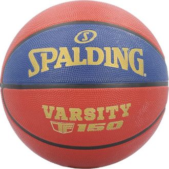 Spalding LNB TF-150 - Basketball - Gr&ouml;&szlig;e 5 - Basketball - Zertifizierter Ball - Gummi - Blau/Rot - Outdoor - Hervorragender Grip - Sehr widerstandsf&auml;hig