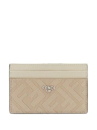 Fendi porte-cartes Shadow - Tons neutres