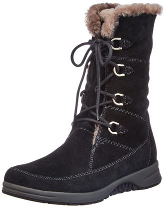 Ganter Damen Gwenda-G Halblange Stiefel, schwarz, 41 EU