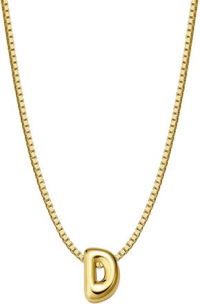 Glanzst&uuml;cke M&uuml;nchen Halskette - Sterling Silber Halskette Buchstabe D - Gr. unisize - in Gold - f&uuml;r Damen