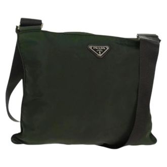 Prada Pre-owned Nylon Cross Body Bag - - Pre-owned - Damen - Gr&uuml;n - ONE SIZE