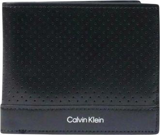 Calvin Klein Perforated Billfold - - Accessories - Herren - Schwarzk - ONE SIZE