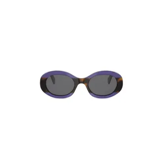 Celine CL40194U Oval Frame Sunglasses - Purple