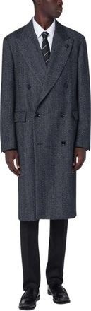 Lardini Homme, Manteaux, Gris, Taille: L Manteau Gris Laine 100% Lana