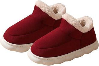 Generic Pantoufles pour adulte Automne et Hiver Int&eacute;rieur et Ext&eacute;rieur Mode Couleur unie Confortable avec Chaud Antid&eacute;rapant Pantoufles Homme S Taille 13, bor