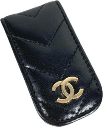 Chanel Porte-billets Pre-owned - Femme - Pre-owned - Noir - Taille: ONE Size