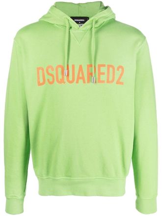 Dsquared2 hoodie à logo imprimé - Vert